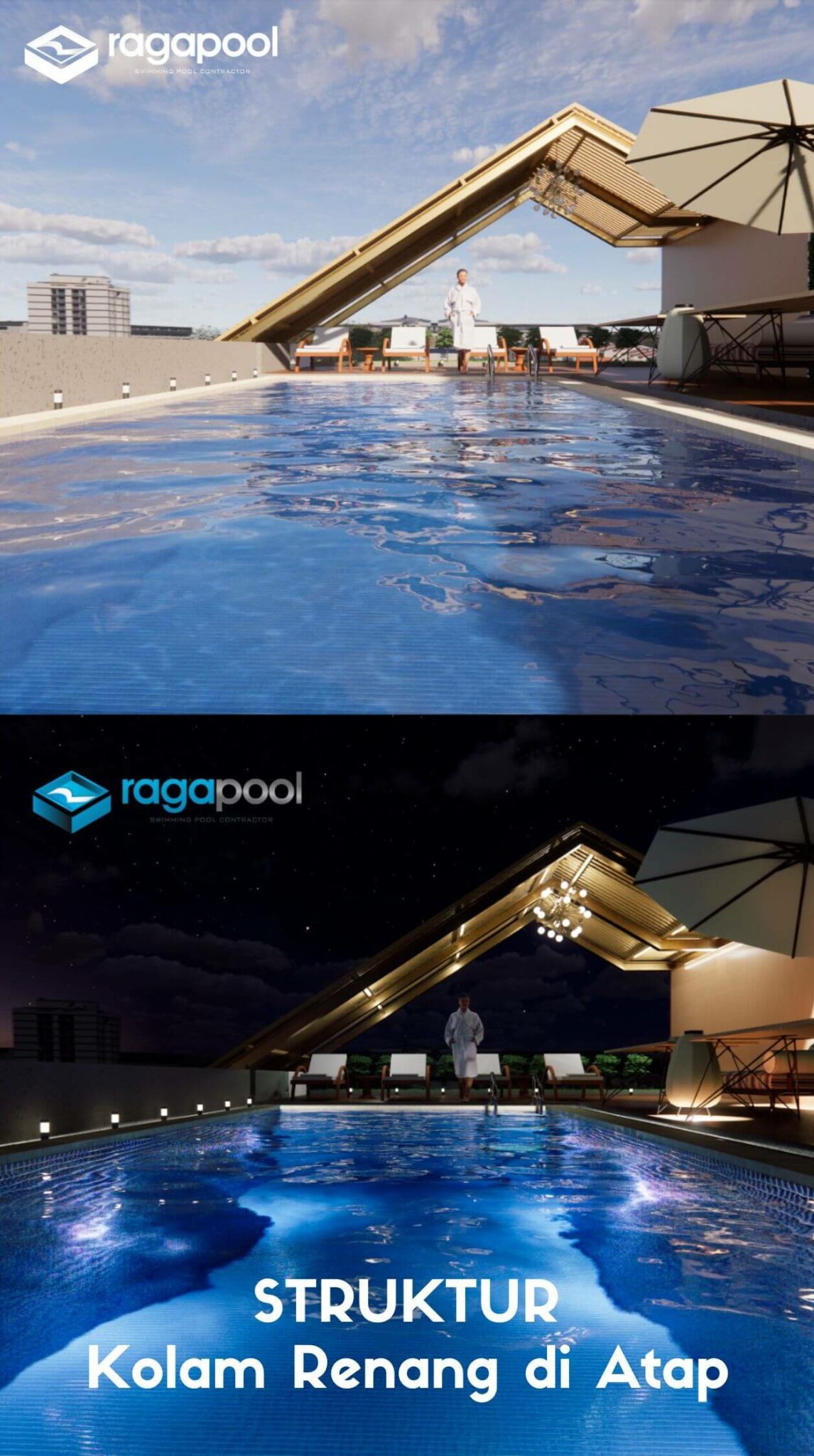 Cara Membangun Struktur Kolam Renang Rooftop yang Aman & Kuat