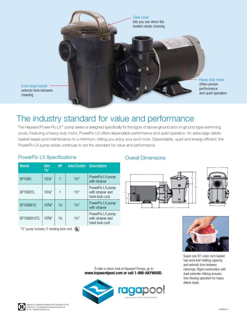 Hayward PowerFlo Original Bergaransi Harga Terjangkau